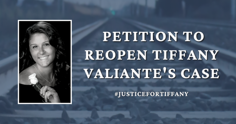 Change.org Petition Asks NJ Attorney General to Reopen Valiante Case
